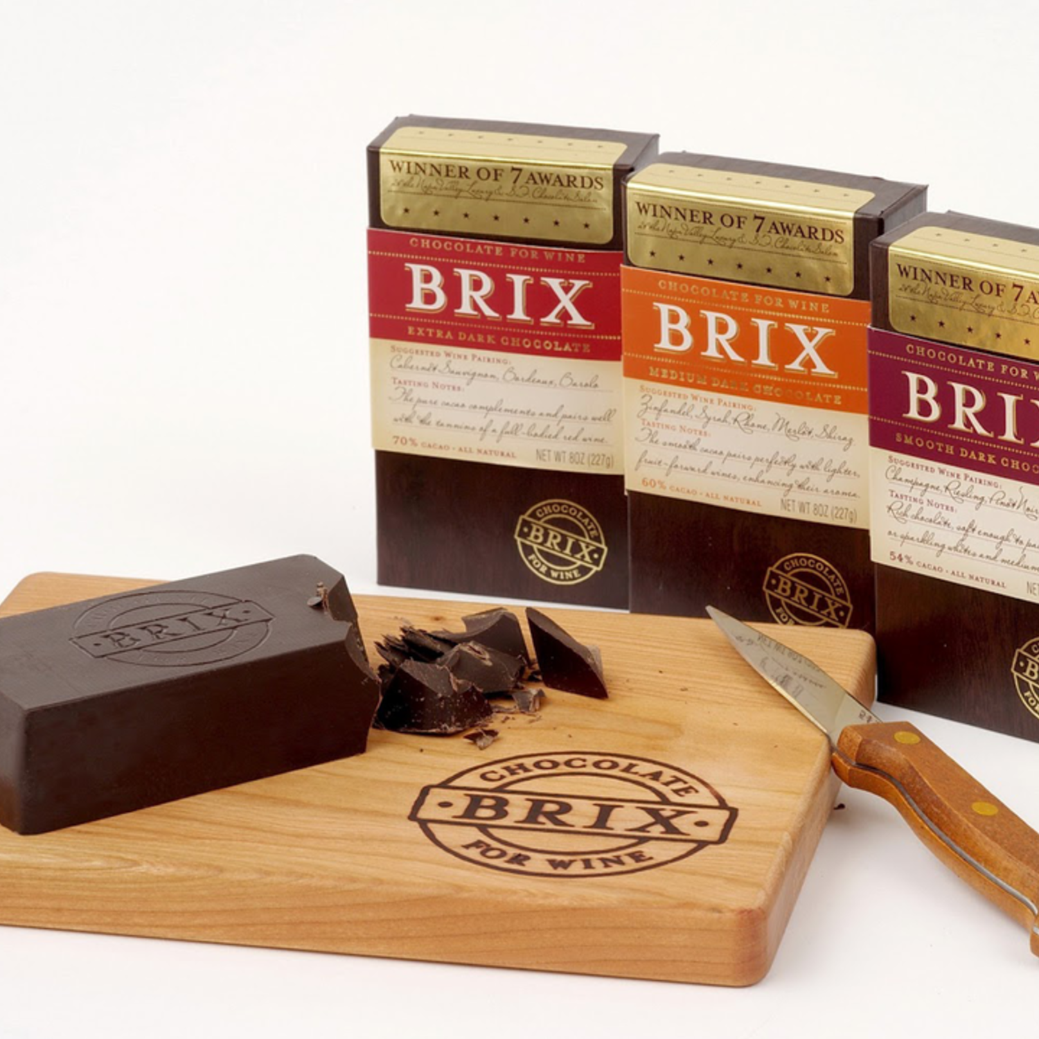BRIX Chocola Collection bij wijn | Milledoni - Spot on gifts