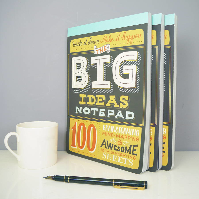XL Notitieblok voor GROOTSE ideeën | Milledoni - Spot on gifts